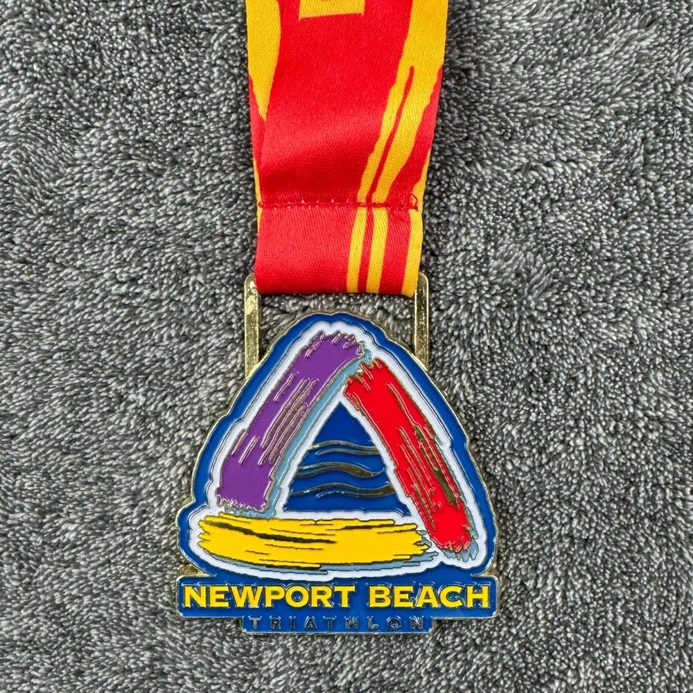 Wilson Trophy | Other | Newport Beach Triathlon Finisher Medal Gold ...